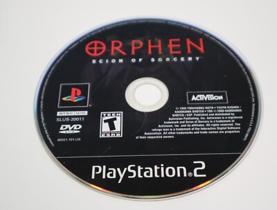 Orphen Scion Of Sorcery (PS2, 2000) Disc Only 47875800212| eBay