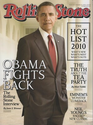 Rolling Stone October 14, 2010 Obama Fights Back (Magazine: Music ...