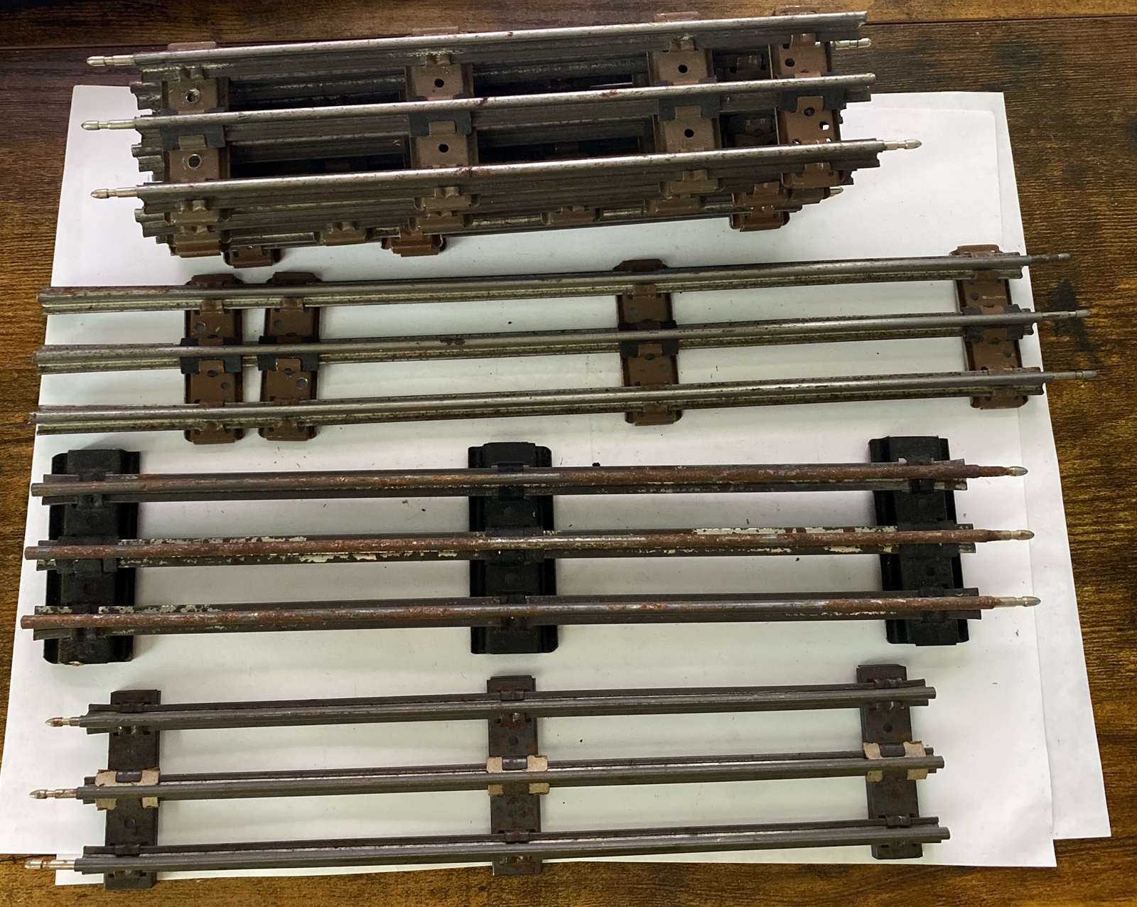 Lionel Vintage O27 gauge track lot of 8 Different Straight track | eBay