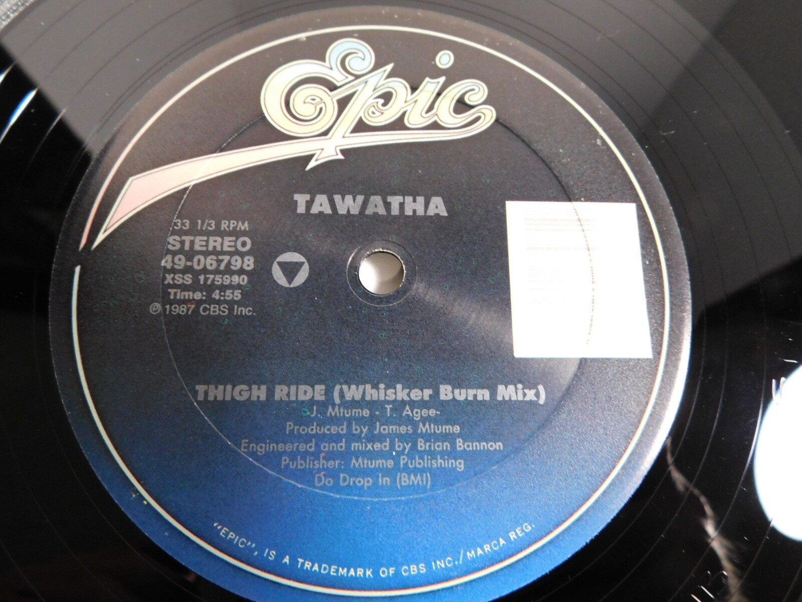Tawatha – Thigh Ride 12" Single 1987 Electronic Funk Soul 49-06798 | eBay