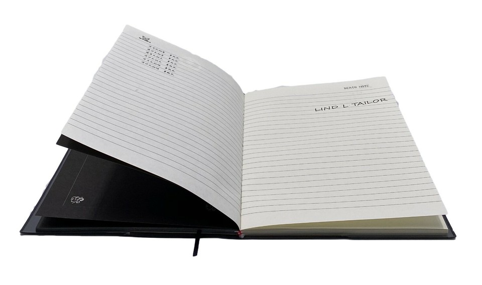 Goldenvalueable Anime Death Note Cosplay Notebook with Feather Pen and ...