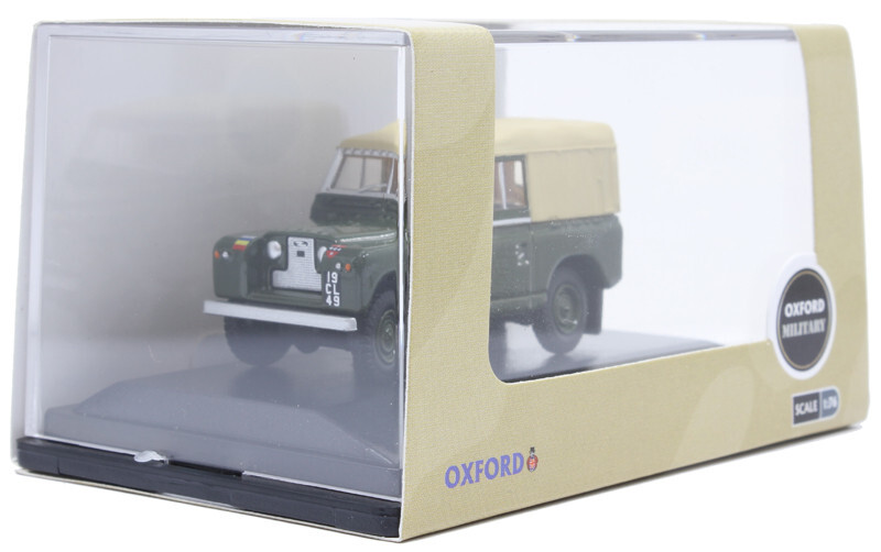 Oxford Diecast Land Rover Series II SWB Canvas REME 1:76 Scale Model ...