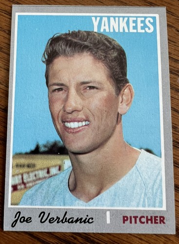 1970 Topps Baseball Joe Verbanic #416 Nice Vintage | eBay