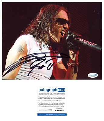 Stephen Pearcy ‘Ratt’ Band Lead Singer Signed 8x10 Photo ACOA | eBay
