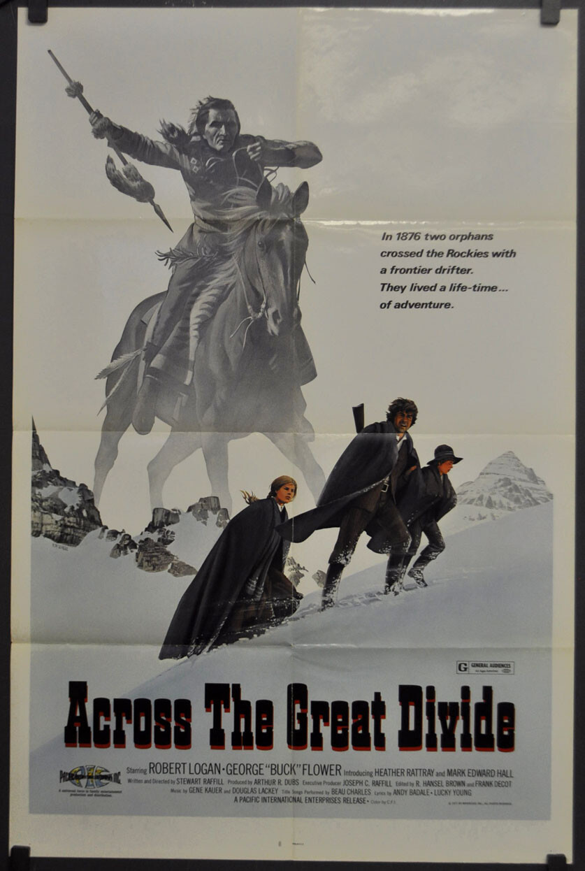 ACROSS THE GREAT DIVIDE 1977 ORIGINAL 27X41 MOVIE POSTER ROBERT LOGAN ...
