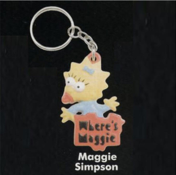 SIMPSONS NEW DIE CUT KEYCHAINS - RARE 2003 RELEASE - 8 DIFFERENT TO ...
