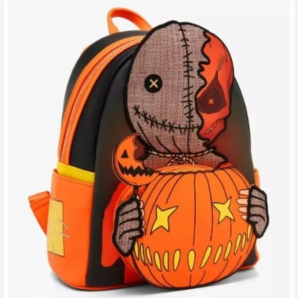 Loungefly Trick 'R Treat Sam Glow-In-The-Dark Mini Backpack | eBay