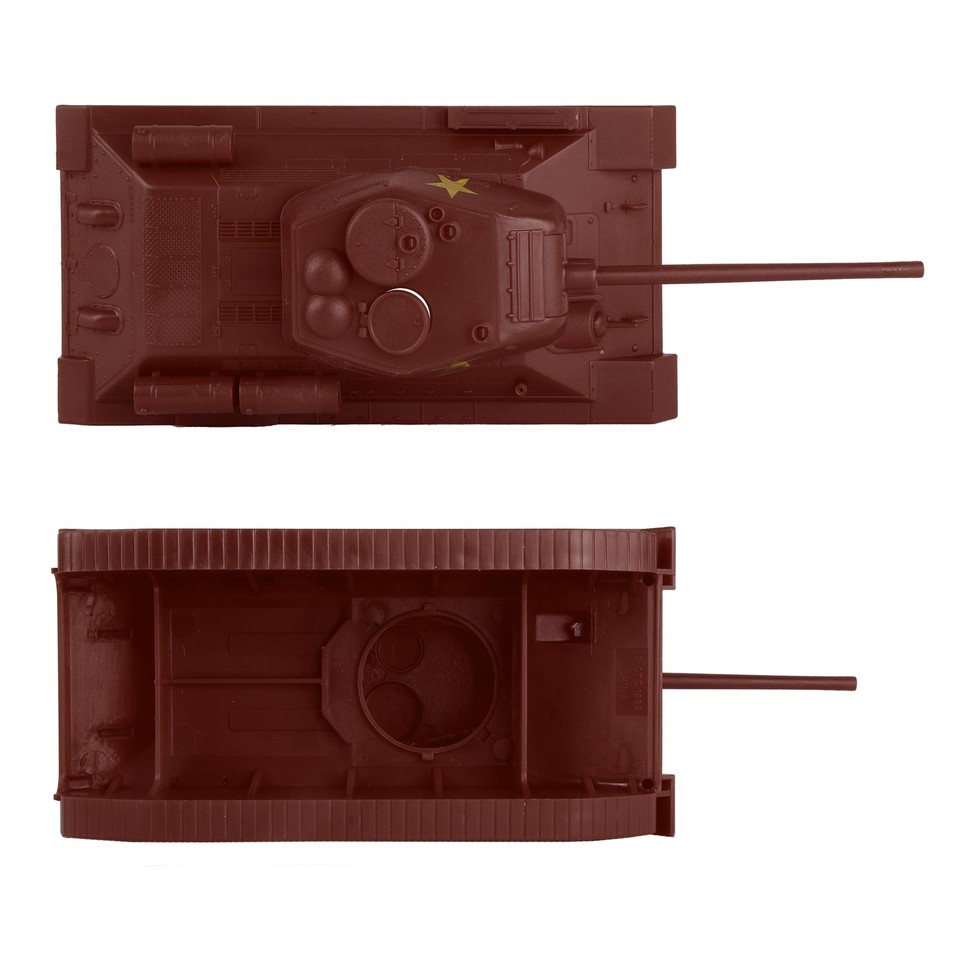 BMC CTS WW2 Soviet Tank Classic Toy Soldier Plastic Russian T34 Brown ...