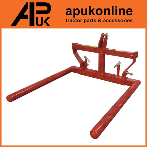 Round Bale Lifter Grab Handler Frame Cat 2 HD Arms Euro 8 Loader ...