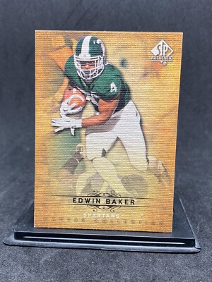 EDWIN BAKER RC 2012 UD SP AUTHENTIC CANVAS COLLECTION #CC-39 MICHIGAN ...