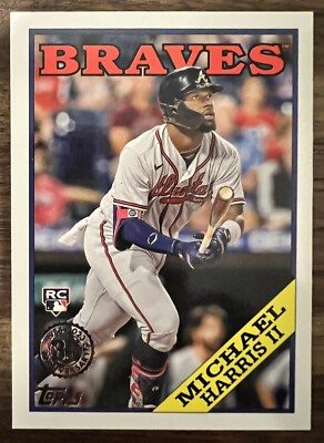 2023 Topps Series 1 Michael Harris II RC '88 Topps Baseball #T88-18 ROY ...