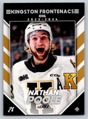 Nathan Poole 2023-24 KIngston Frontenacs | eBay