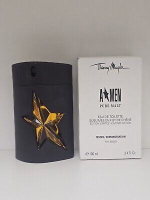 Angel Men PURE MALT MUGLER Eau De Toilette For Men Spray - 3.4oz /100 ...