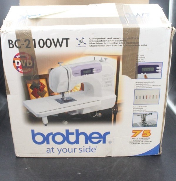 BROTHER BC-2100 Computerized Electric Sewing Machine Foot Pedal ...