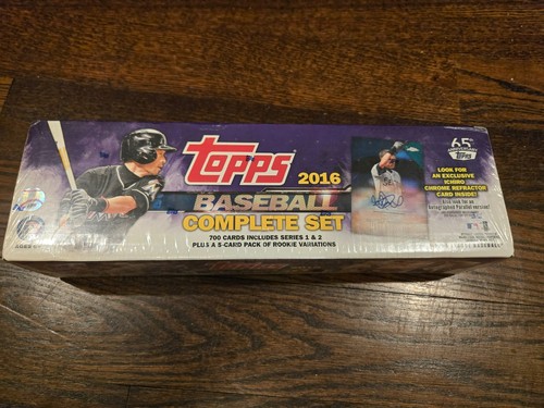 Sealed 2016 Topps Baseball Complete Factory Set w/ 5 Card Pack Rookie ...