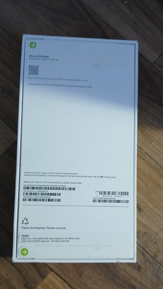 Apple iPhone 17 Pro Max - 256 GB - Deep Blue (Verizon) | eBay