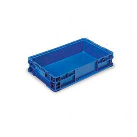 Stakpak Modular Straight Wall Container 24""L x 15""W x 5""H Blue ...