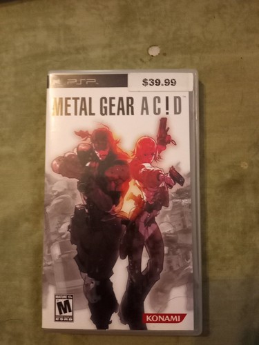 2005 Play Station PSP Metal Gear Acid in Box 4012927060018| eBay