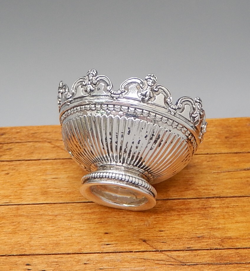 Rare Obadiah Fisher Sterling Silver Monteith Punch Bowl Dollhouse ...