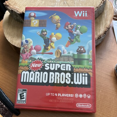 New Super Mario Bros. Wii Nintendo Wii 2009 Factory Sealed - UNOPENED ...