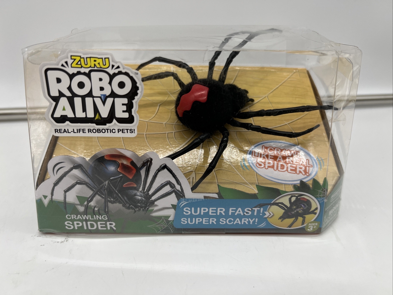 Zuru Robo Alive SPIDER Black Widow Red Crawling Robotic Arachnid Pets ...