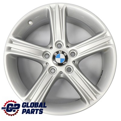 BMW F30 F31 F32 Silver Alloy Wheel Rim 17" Star Spoke 393 ET:37 7,5J ...