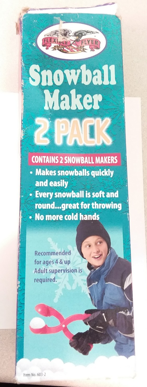 Flexible Flyer Snowball Maker 2-pack RED 3 inch snowball maker lots of ...