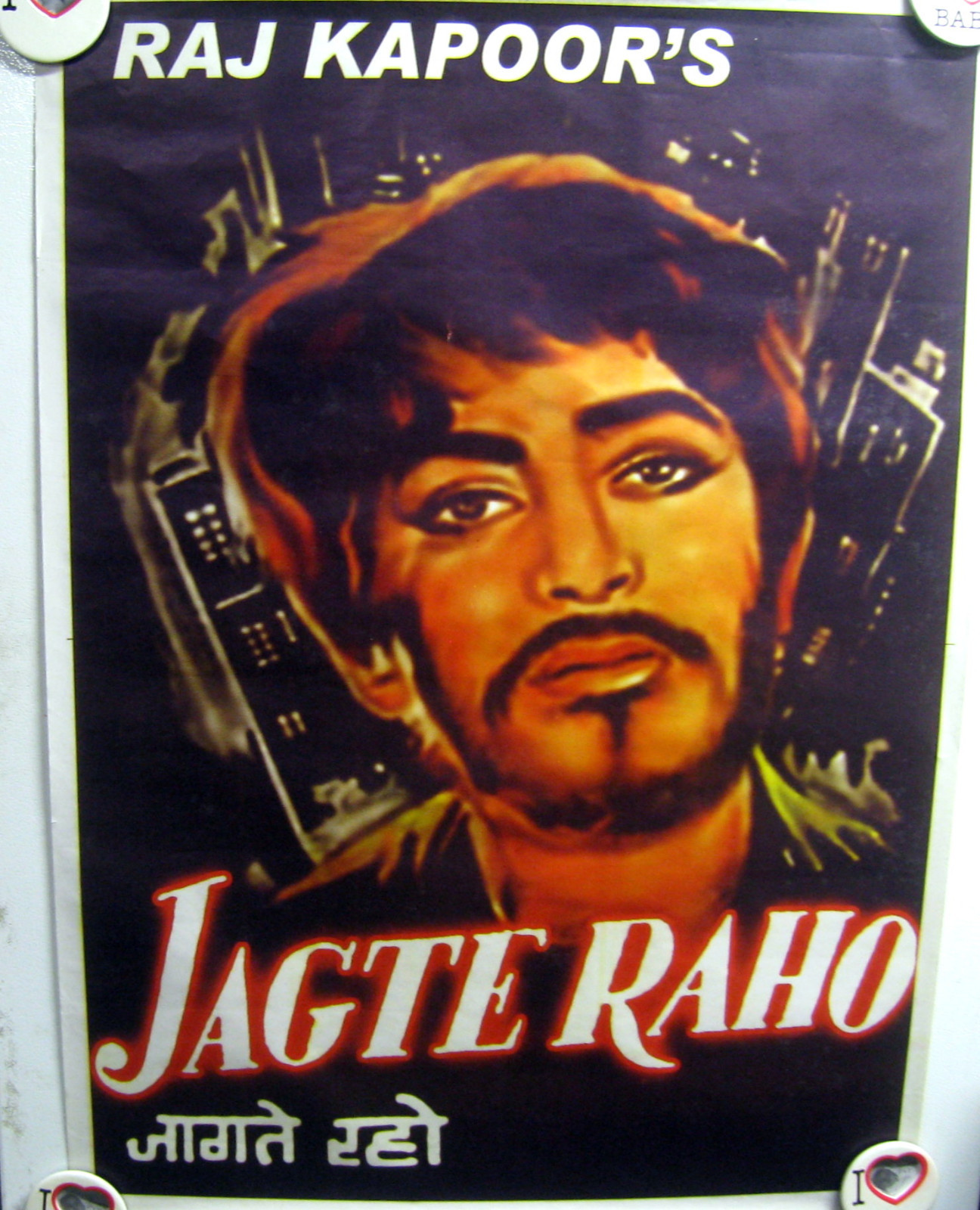 Raj Kapoor 1956 Jagte Raho Bollywood Movie Film Poster | eBay UK