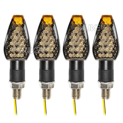 4X LED Arrow Turn Signal Lights Motorcycle Indicator FOR Harley Yamaha ...