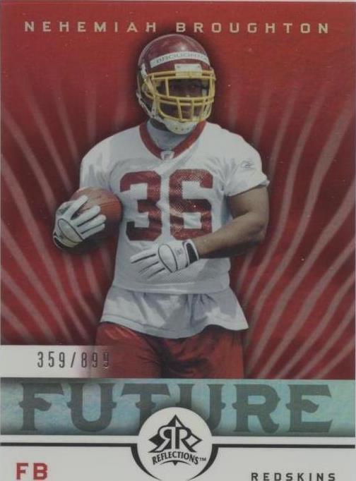 2005 Upper Deck Reflections - Future Nehemiah Broughton #155 /899 (RC ...