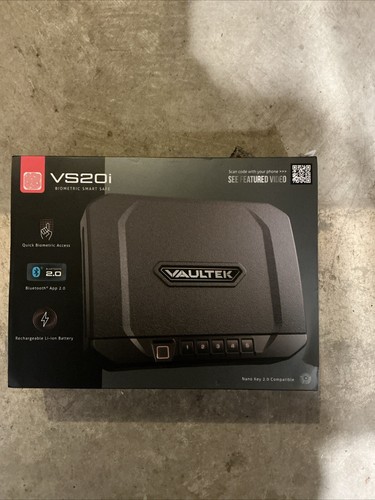 Vaultek VS20i Biometric Smart Safe With Bluetooth And Rechargeable ...
