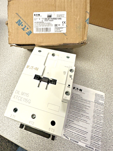 NEW XTCE115G00A Eaton DILM115 (RAC120) Moeller IEC Contactor 100-120V ...