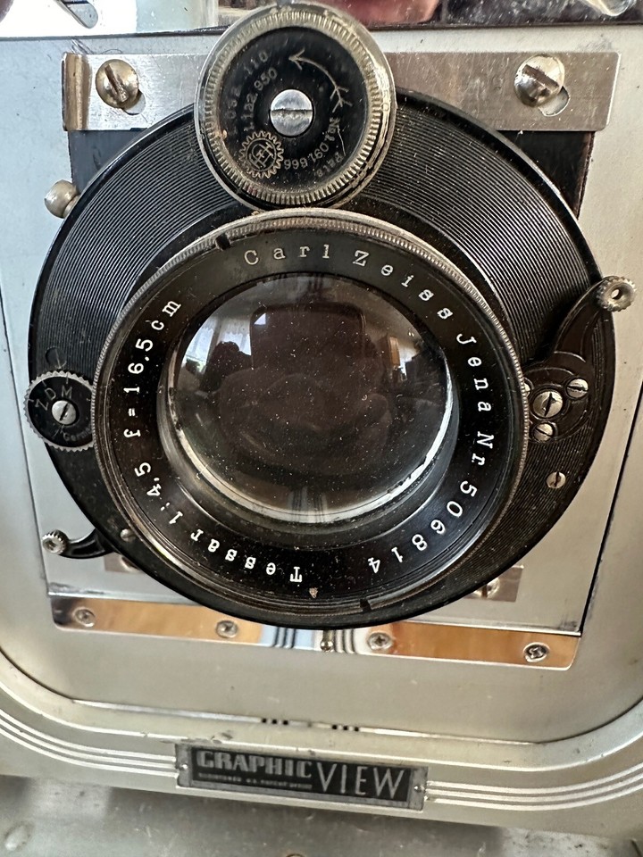 Graflex Graphic View 4x5 Monorail Camera Body with Zeiss Lens | eBay