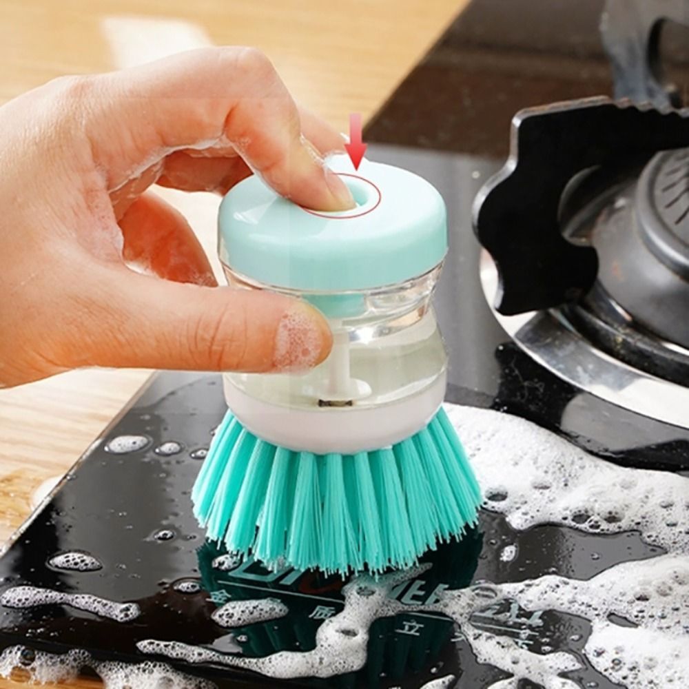Kitchen Wash Pot Dish Brush Washing Utensils with Washing Up Liquid ...