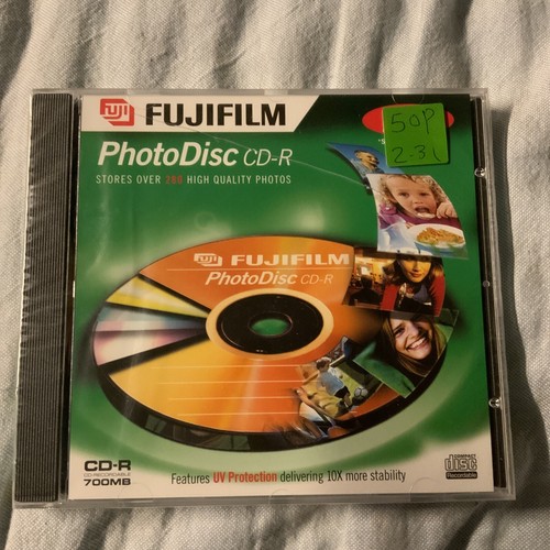Fujifilm PhotoDisc CD-R Recordable CD Blank Ultra Violet Protection ...