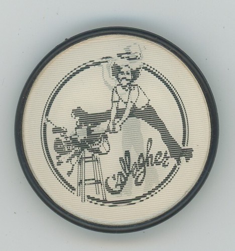 GALLAGHER Smashes Watermelon 1970's Vari-Vue Motion Lenticular Button ...