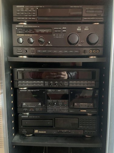Kenwood Stereo Sound System Vintage Audio Set Speakers & Receiver ...