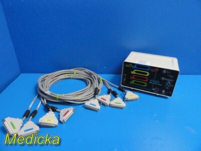 Natus Neurology XLTEK EMU 128FS Head Box (Amp) Ref 10343 W/ 4X Cables ...