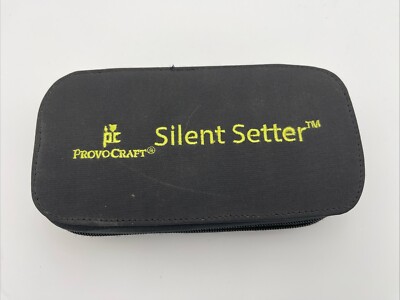 Provo Craft Zision Silent Setter Hammerless Eyelet Tool Set w/ Zip Case ...