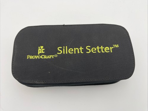 Provo Craft Zision Silent Setter Hammerless Eyelet Tool Set w/ Zip Case ...