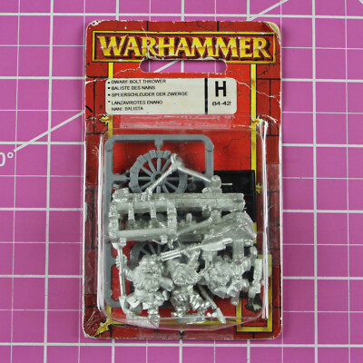 Warhammer Dwarf Bolt Thrower, Metal - Games Workshop Citadel Dwarfs ...