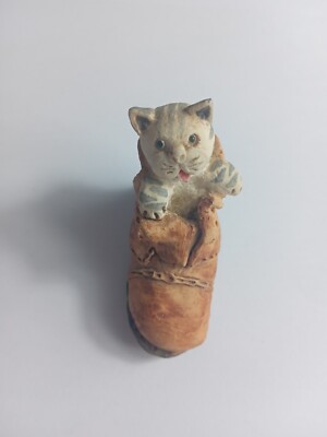 Peter Fagan - Colour Box Cats - Cat In Boot - Figure - Made & Hand ...