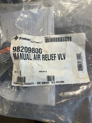 Pentair 98209800 High Flow Manual Relief Valve Replacement Pool and Spa ...