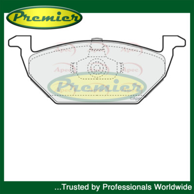 Premier Front Brake Pads Set Fits VW Golf 1997-2004 Audi A3 1996-2003 ...