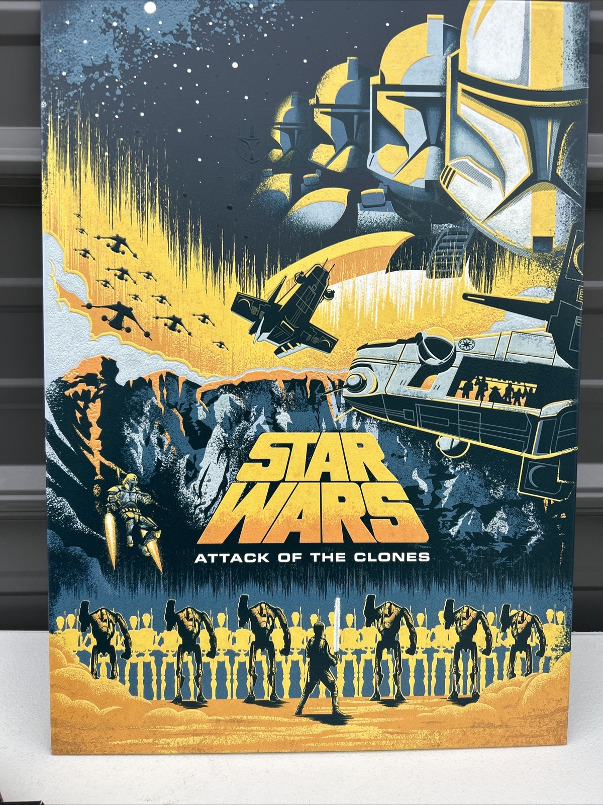 Displate Limited Edition-Attack of the Clones-1000 print. Never ...