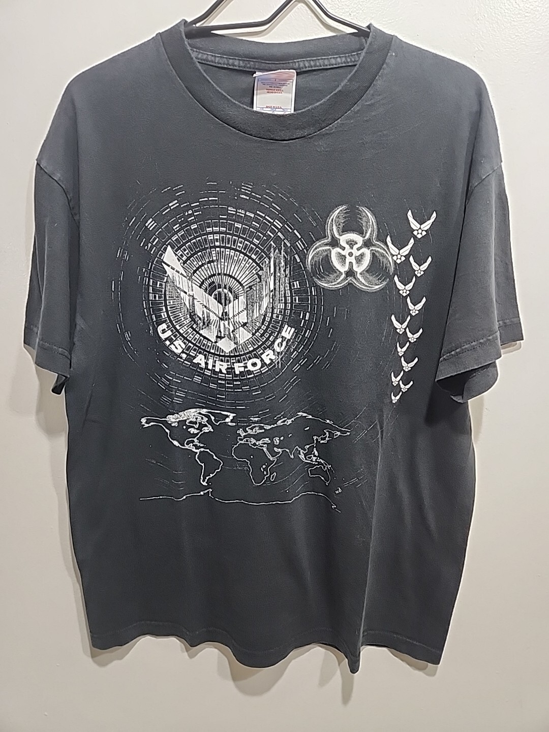 Y2K 2005 US Air Force Wings World Map Biohazard Affli… - Gem