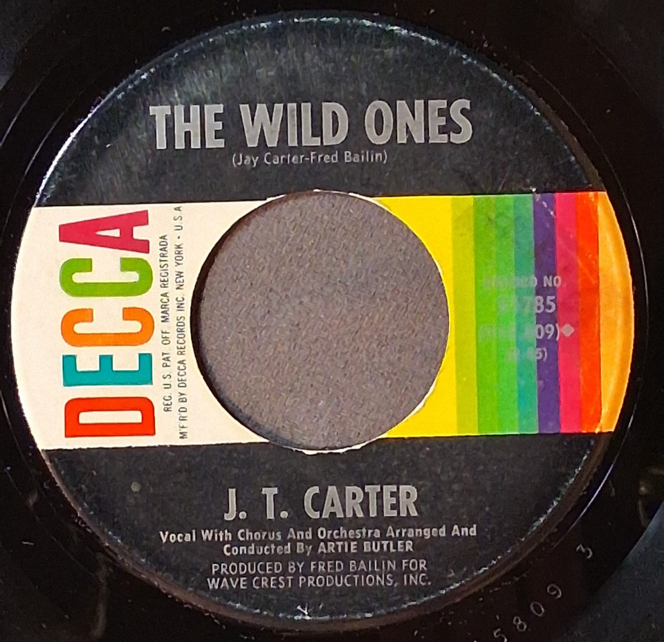 northern soul J.T. CARTER Closer To Your Heart / The Wild Ones DECCA ...