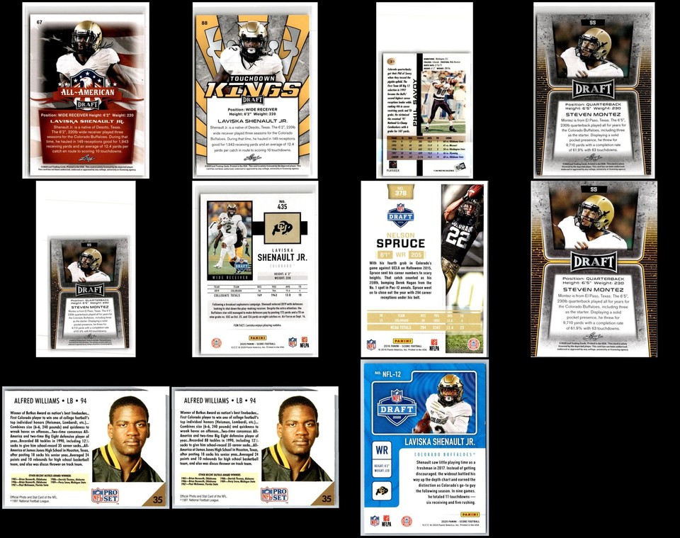 Colorado Buffaloes (23) Card Lot - BRING HOME SOMETHING TRULY REMARKABLE! | eBay