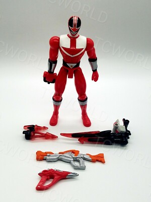 Power Rangers Time Force TF Fighter "Red Time Force Ranger" (Complete ...