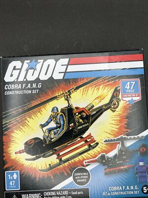 G.I.JOE CONSTRUCTION SET: COBRA F.A.N.G. with 1 MINI-FIG, 47 PIECES | eBay
